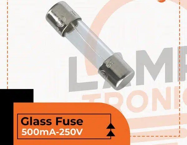 Glass Fuse 500mA – 250V (Size T5x20mm) - Spark Electronics